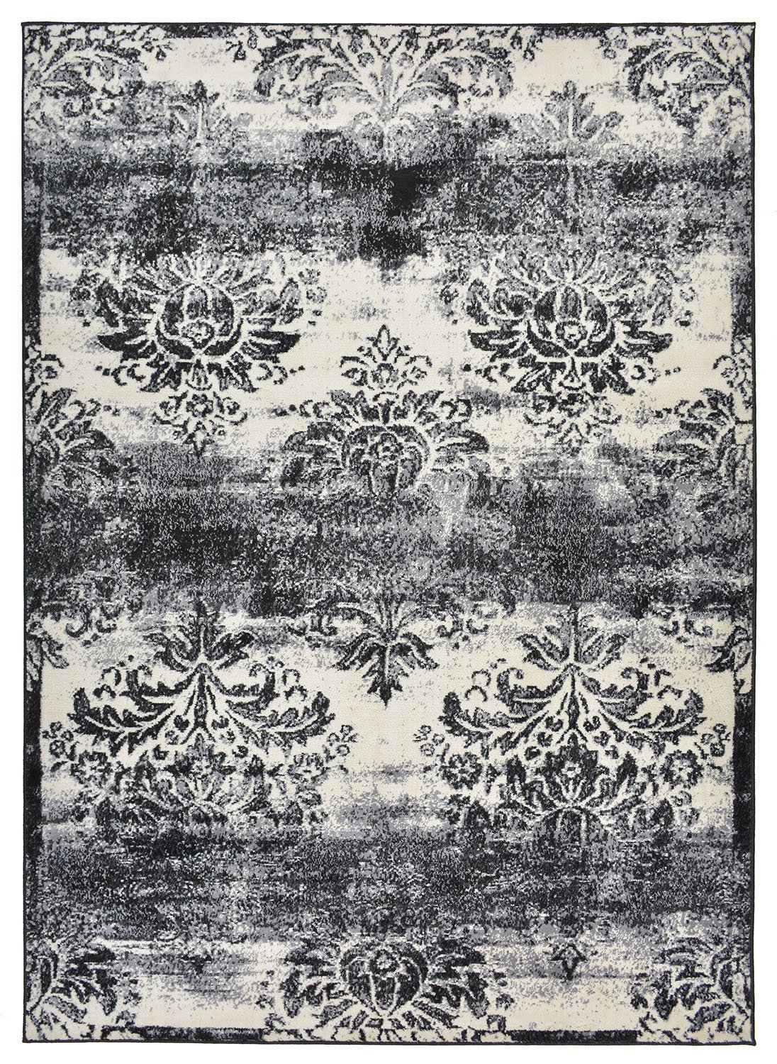 Studio Collection Vintage French Damask Design Contemporary Modern Area ...