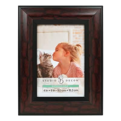 Studio Décor Expressions Red Marble Finish Frame – Elegant Photo ...