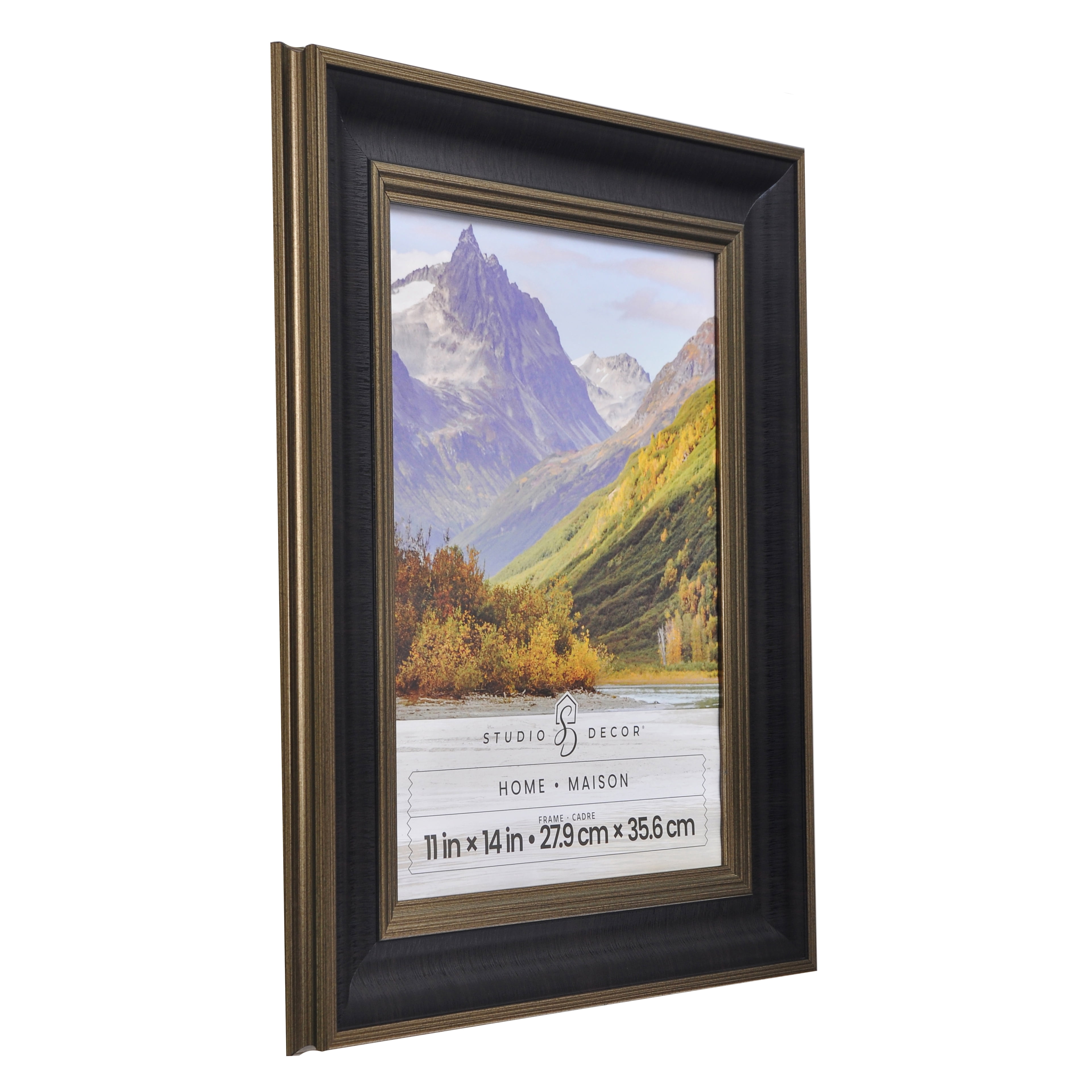 Studio Décor Home Black & Gold Leather Cigar Wall Frame – Elegant Dual ...