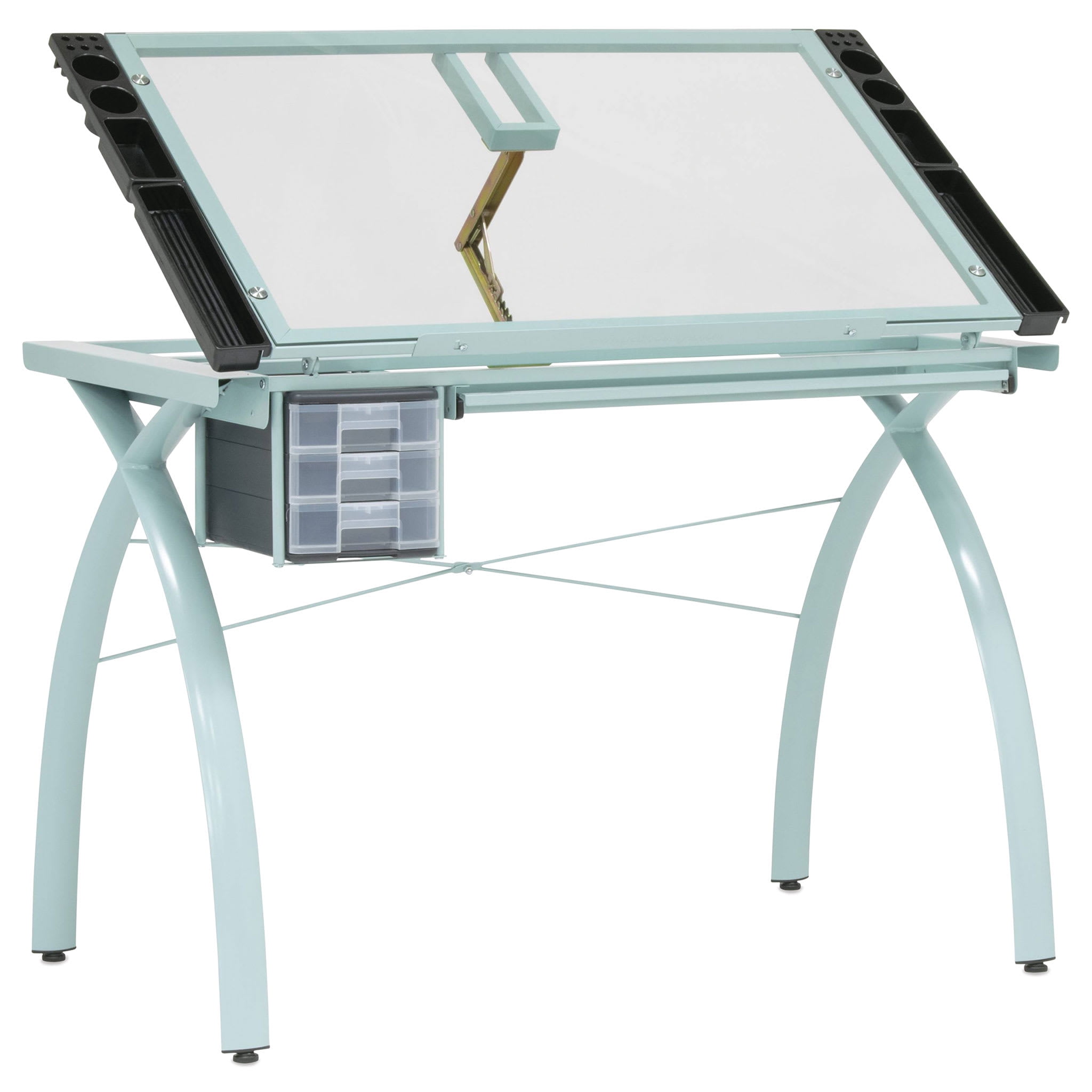 Studio Designs Futura Craft Station - Sage Frame/Clear Glass - Walmart.com