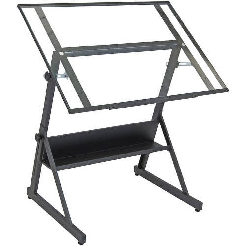 Studio Designs Solano Black Metal Adjustable Drafting Table - Walmart.com