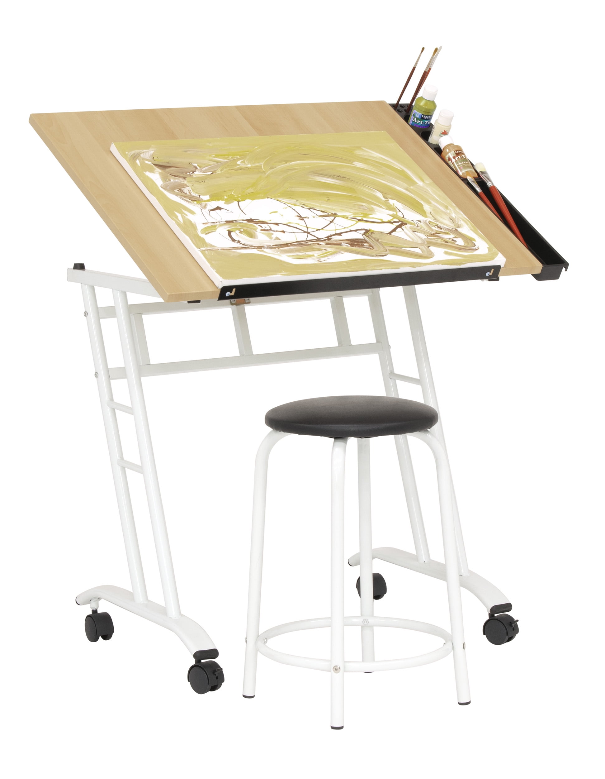 Studio Designs Studio Craft Rolling Drawing Drafting Craft Table with ...