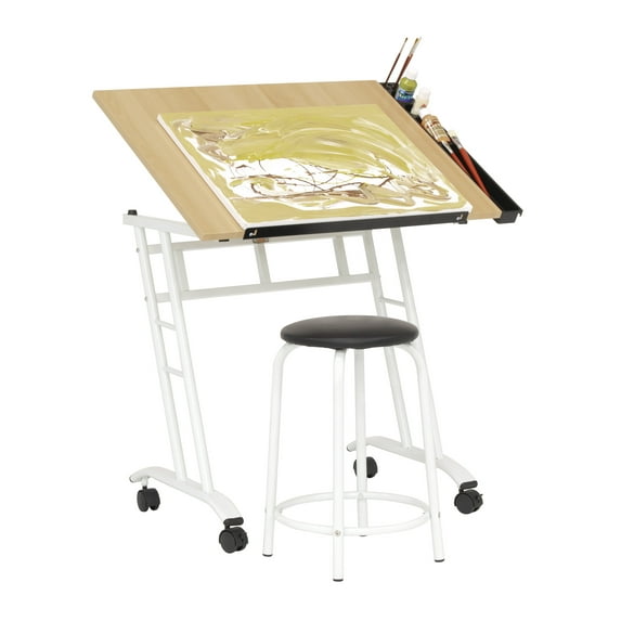 Studio Designs Studio Craft Rolling Drawing Drafting Craft Table with ...