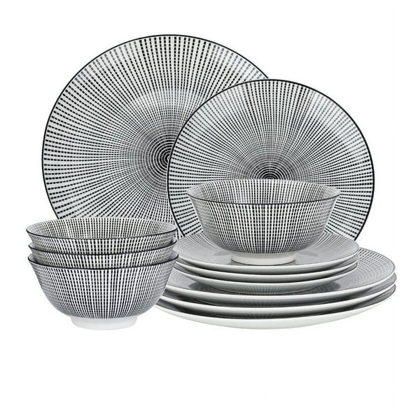 Black White Dinnerware Sets