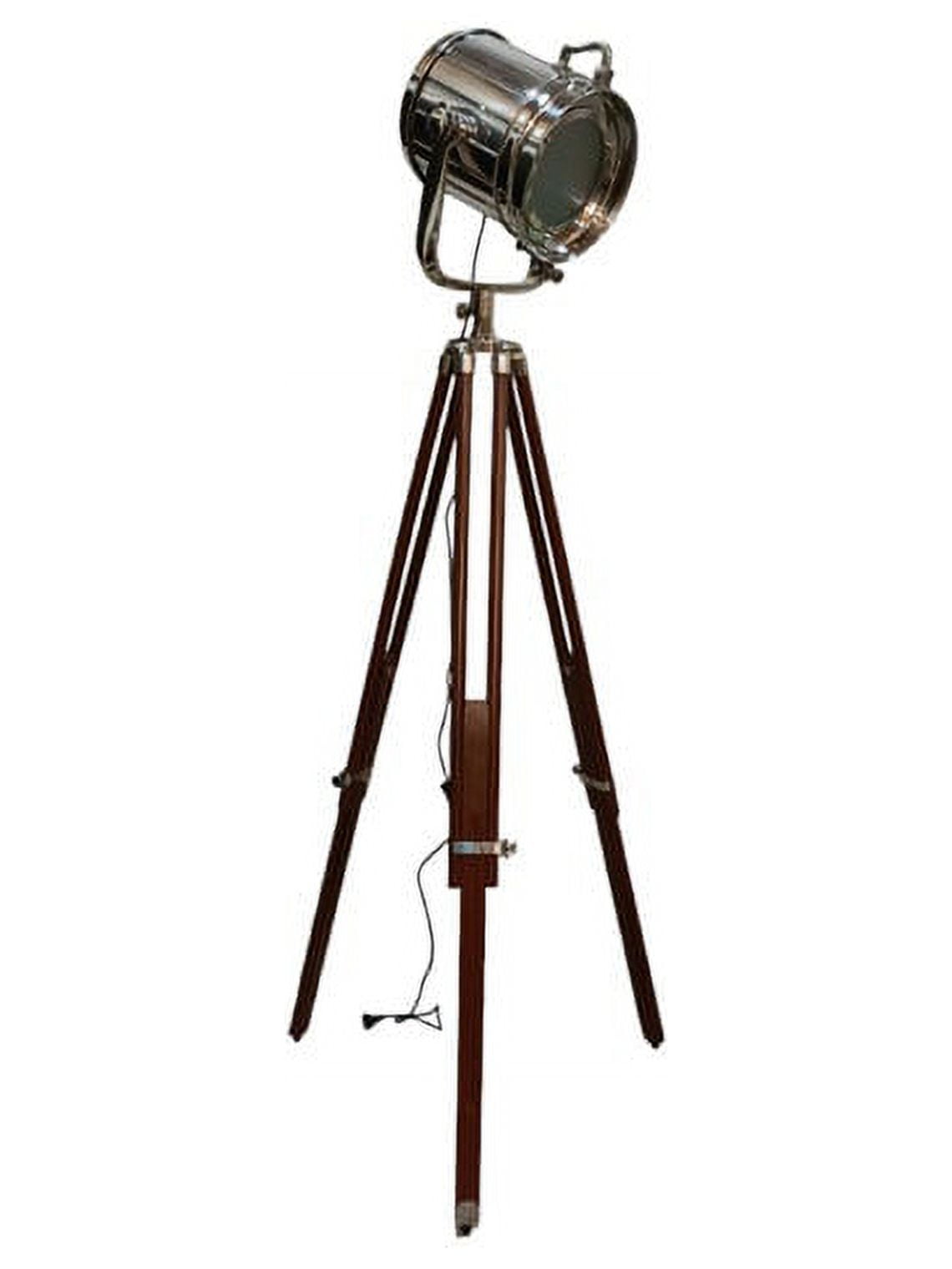 Studio Focus Wooden Tripod Studio Lamp Marine Flap Searchlight Chrome ...