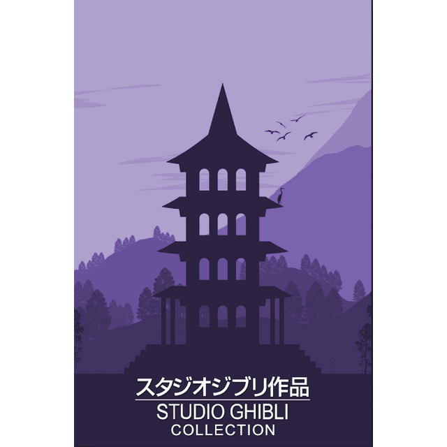Studio Ghibli 24x36 Poster - Iconic Anime Films Magical Artwork Fantasy ...