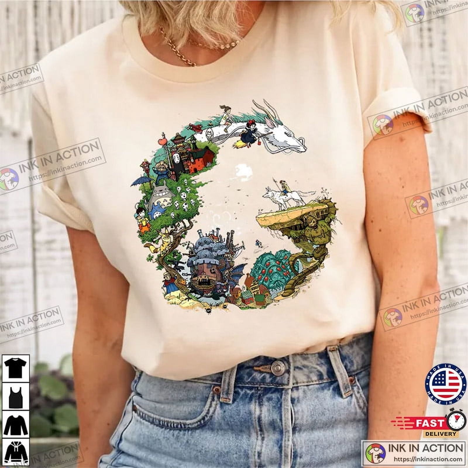 Studio Ghibli Character Shirt, Studio Ghibli Fans Shirt - Walmart.com Studio Ghibli Character Shirt, Studio Ghibli Fans Shirt - Walmart.com