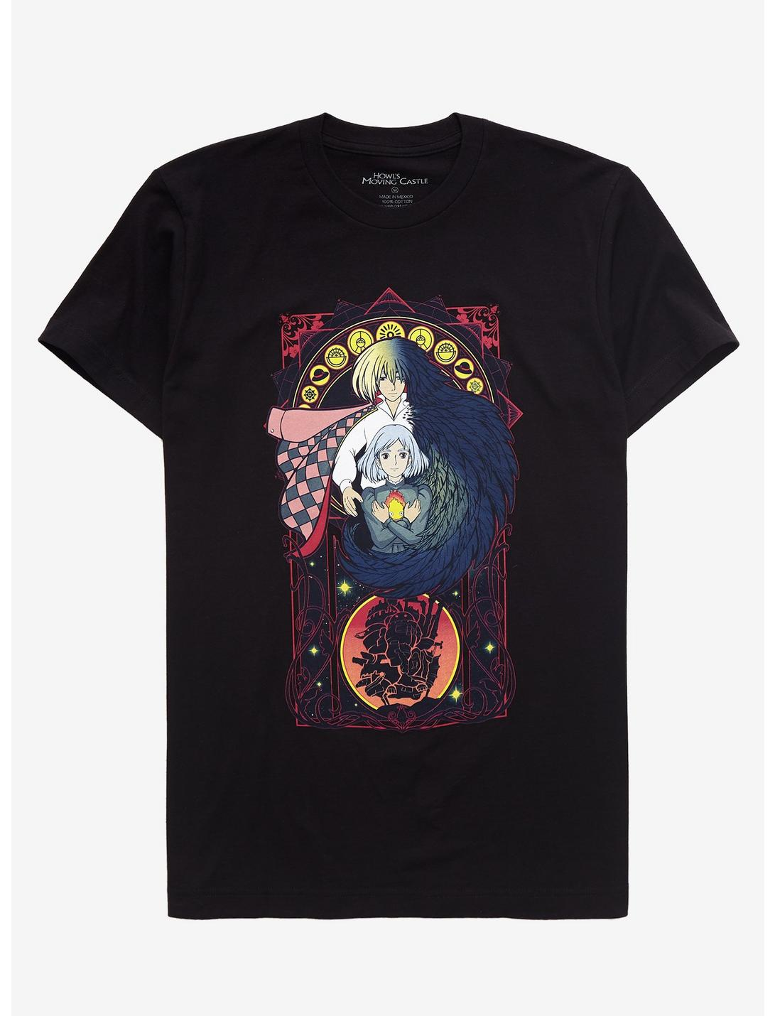 Studio Ghibli Howl is Moving Castle Trio TShirt - Walmart.com