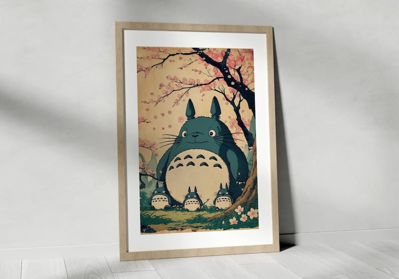 Studio Ghibli Prints, Totoro Posters, Ghibli Posters, Hayao Miyazaki ...