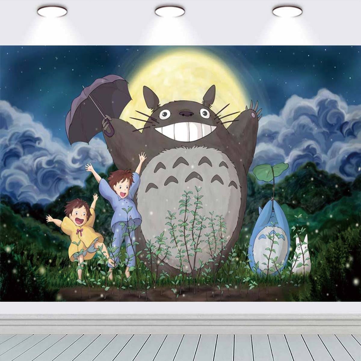 Studio Ghibli school Poster Wall Decor Birthday Banner Backdrop ...