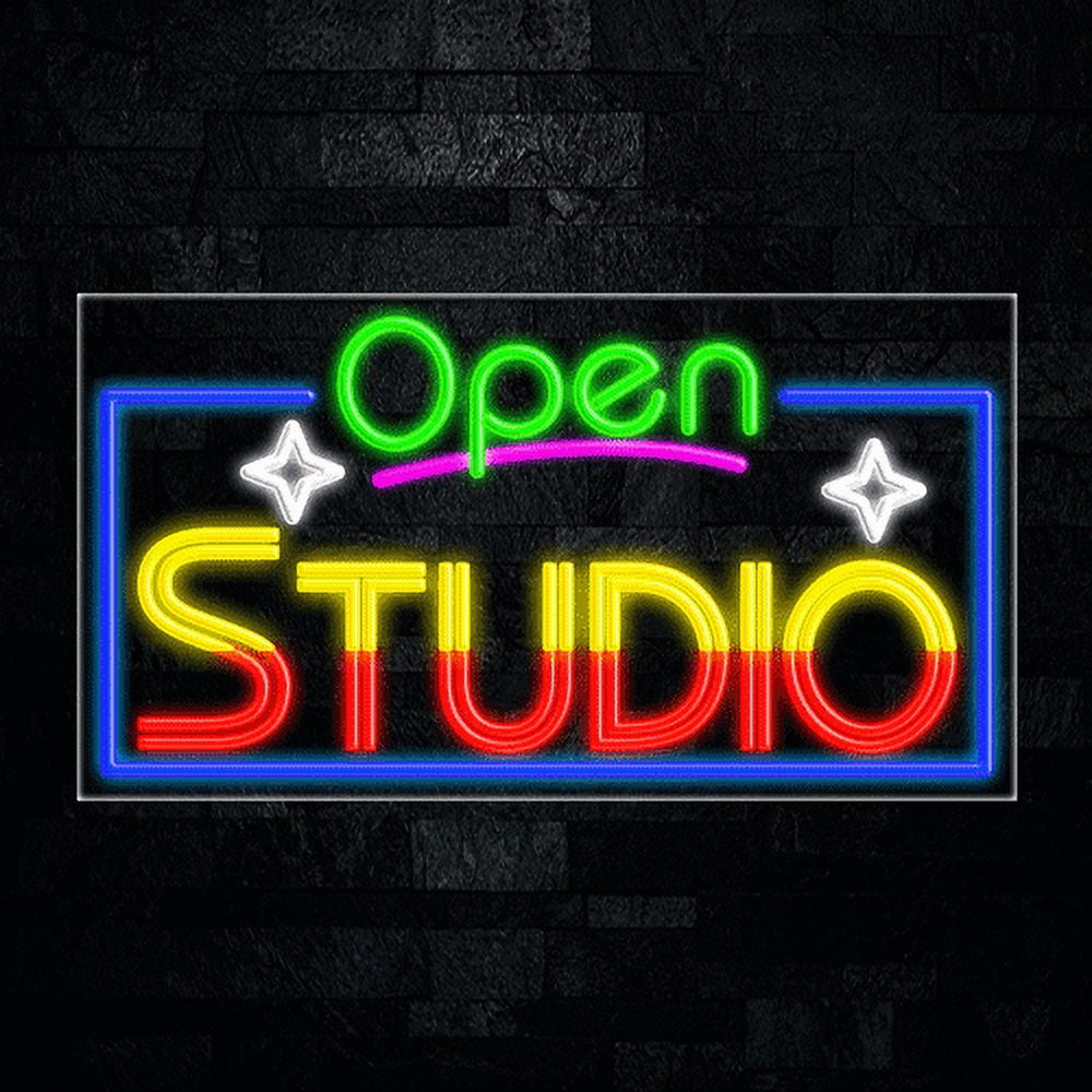 Studio LED Neon Sign 33"L x 18"H #35573 - Walmart.com