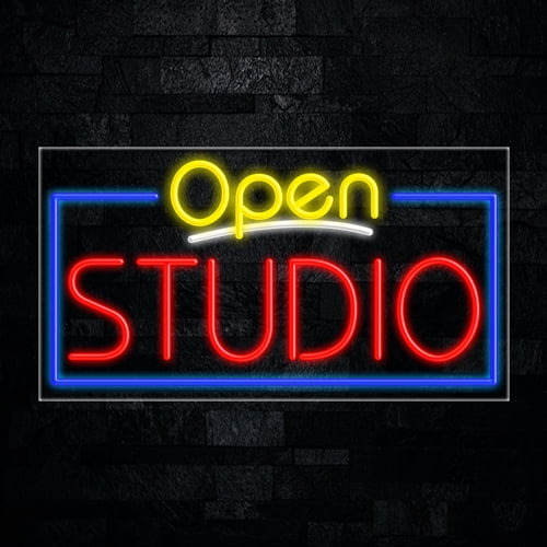 Studio LED Neon Sign 33"L x 18"H #35870 - Walmart.com