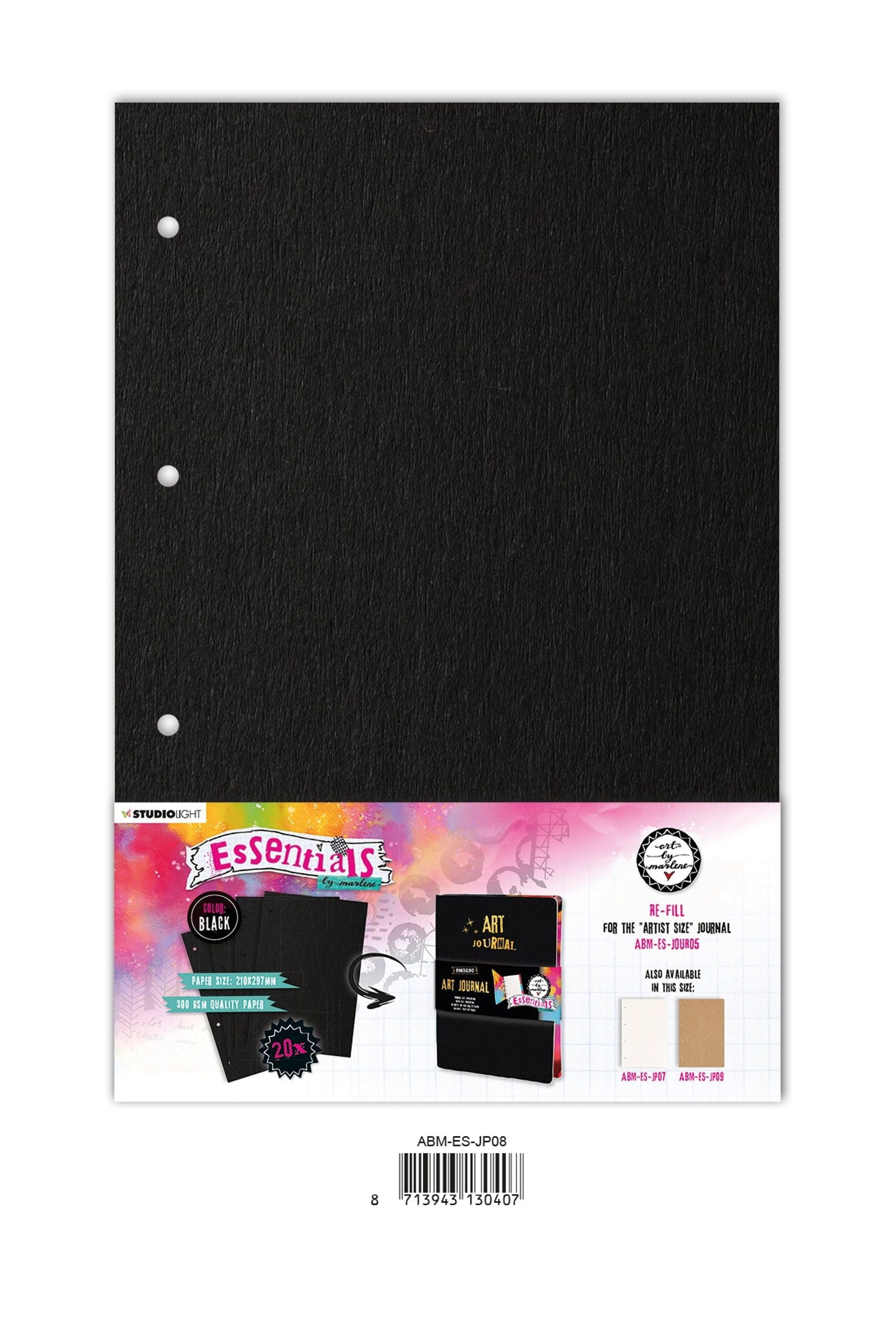 Studio Light ABM Journal Pages For ABM-ES-JOUR05 Black Essentials ...