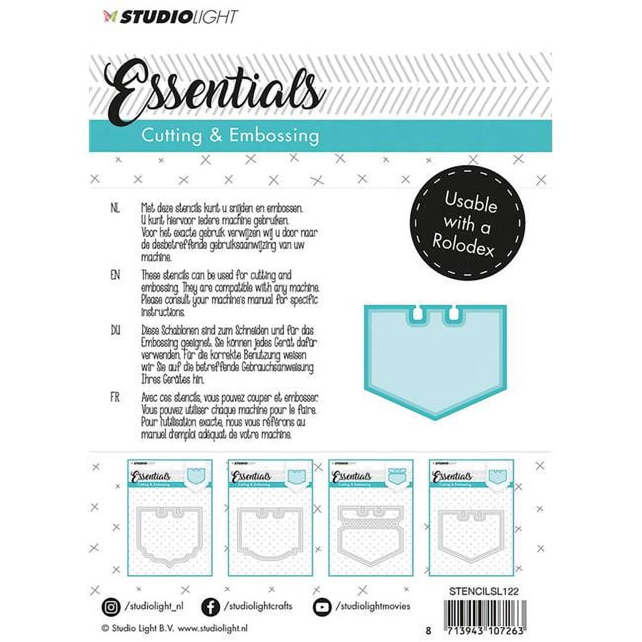 Studio Light Essentials Cutting & Embossing Die- - Walmart.com
