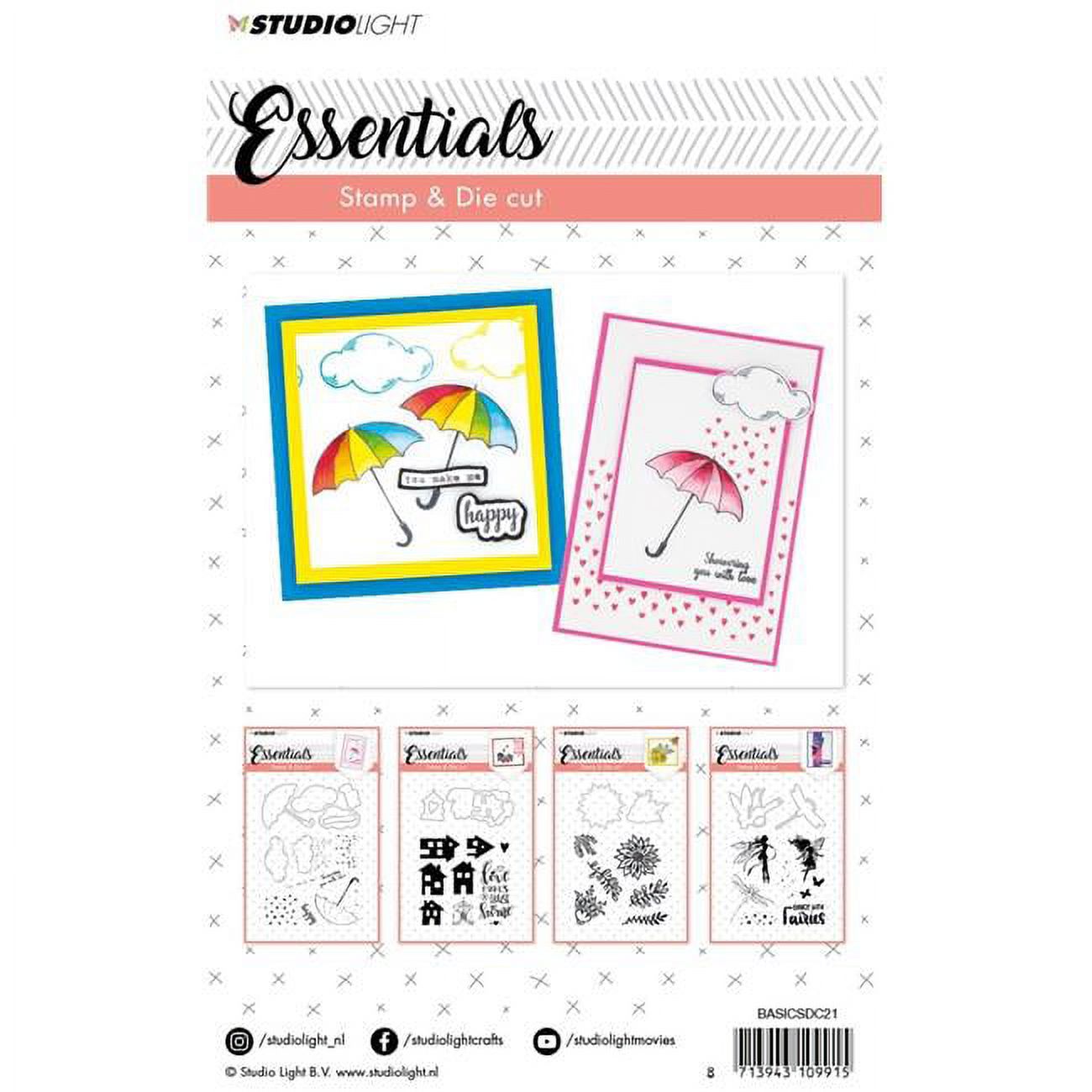 Studio Light Essentials Stamp & Die Set- - Walmart.com