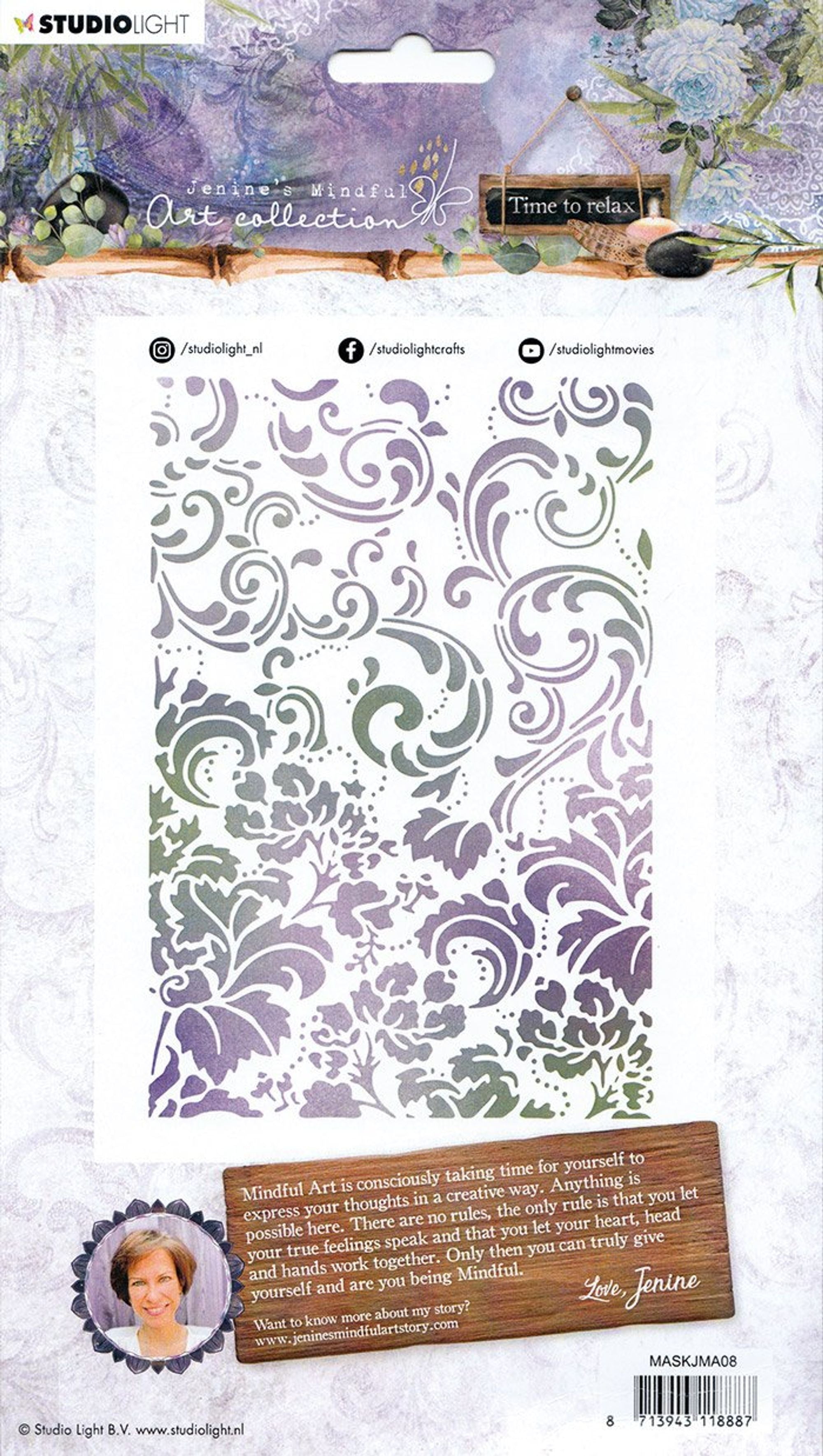 Studio Light Jenine's Mindful Art Mask Time to Relax 148x210mm nr.08 ...