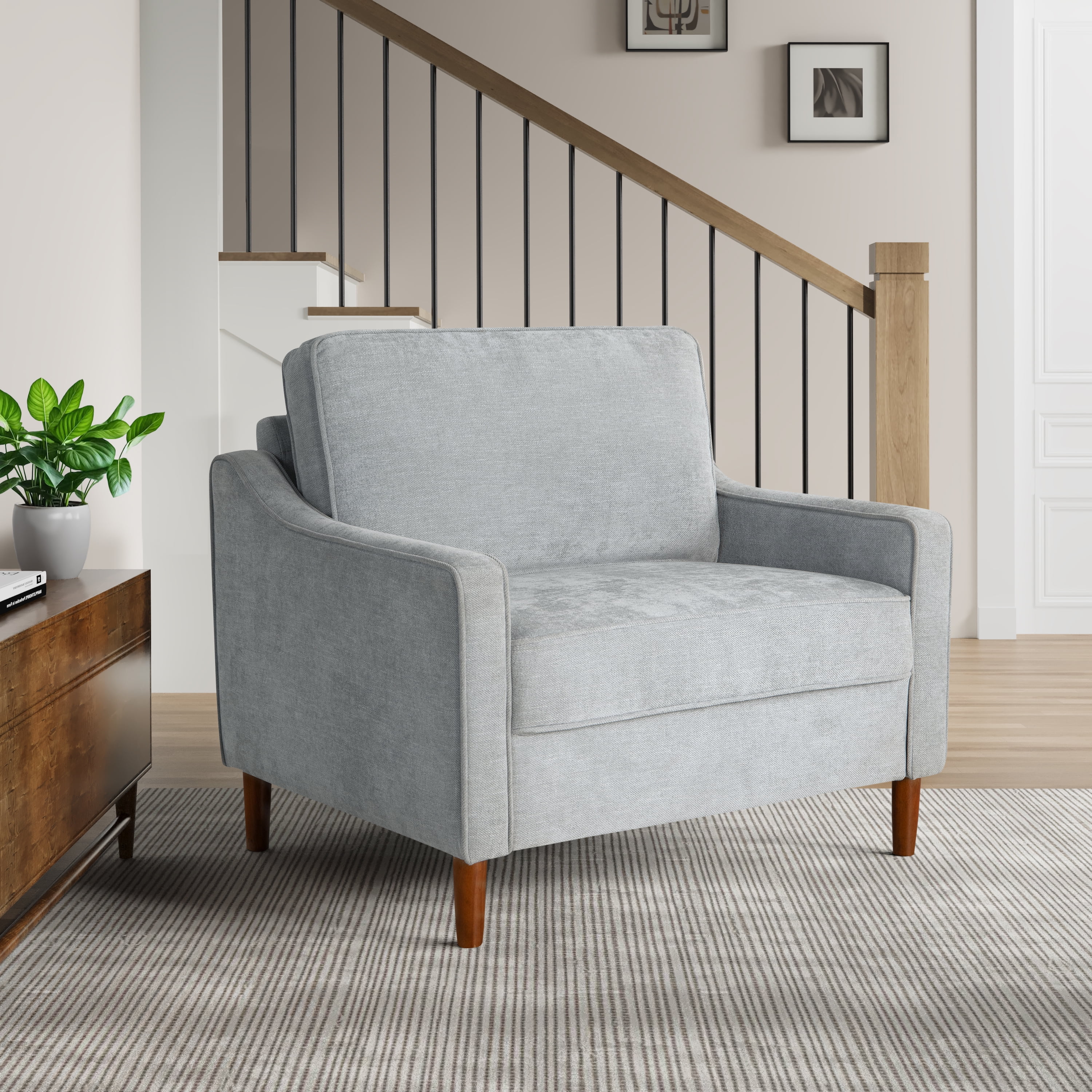 Studio Living Sanborn Modern Arm Chair - Comfortable Seating - Walmart.com