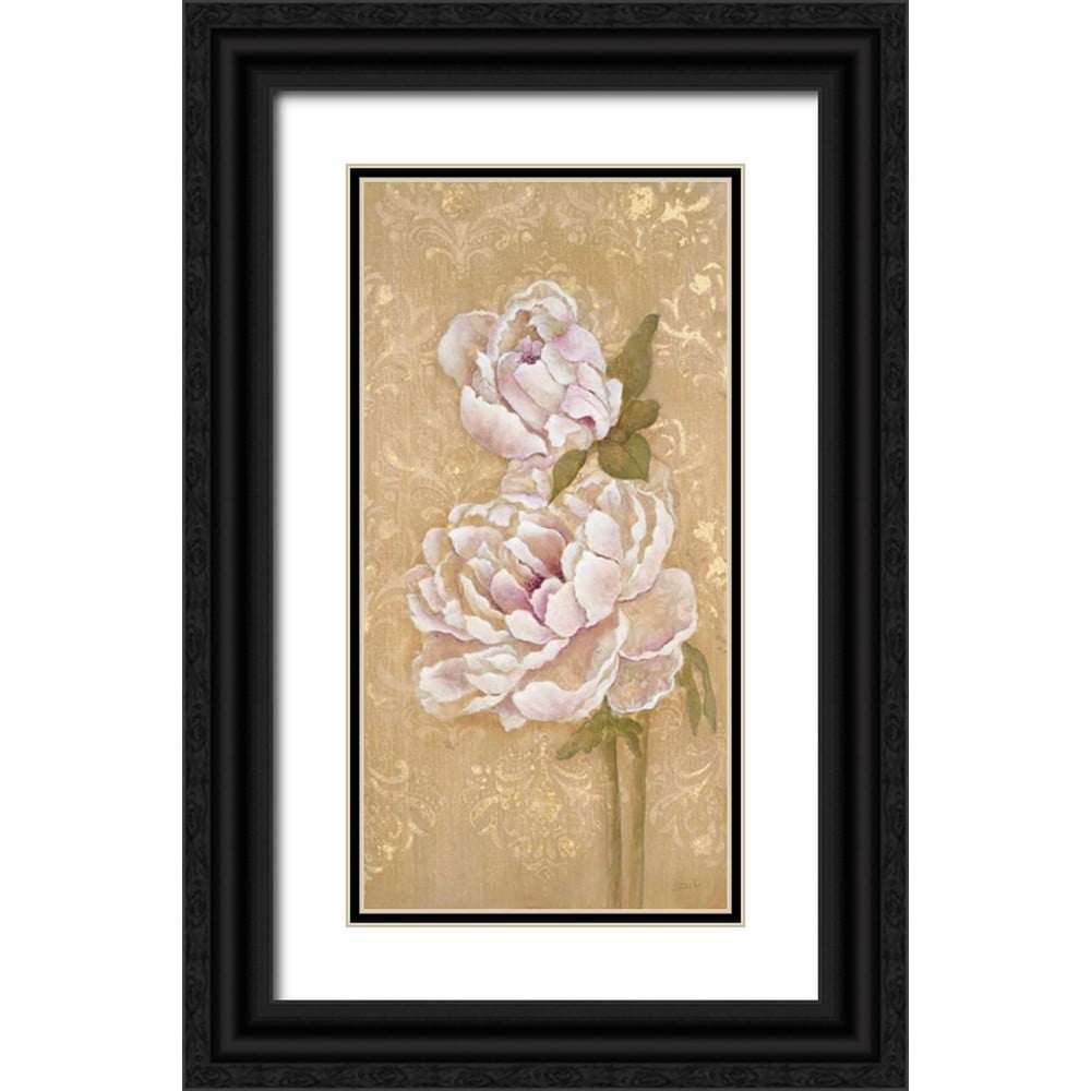 Studio M 11x18 Black Ornate Wood Framed with Double Matting Museum Art ...