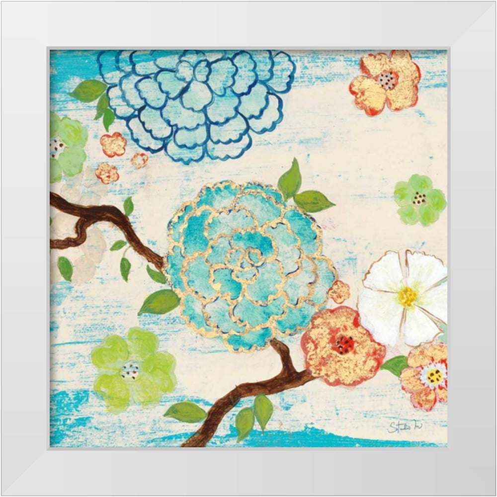 Studio M 20x20 White Modern Wood Framed Museum Art Print Titled ...