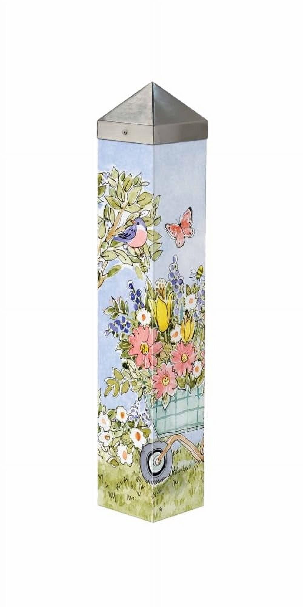 Studio M Art Pole, PVC Weather Resistant Pole with Vinyl Bowl 20 inches ...
