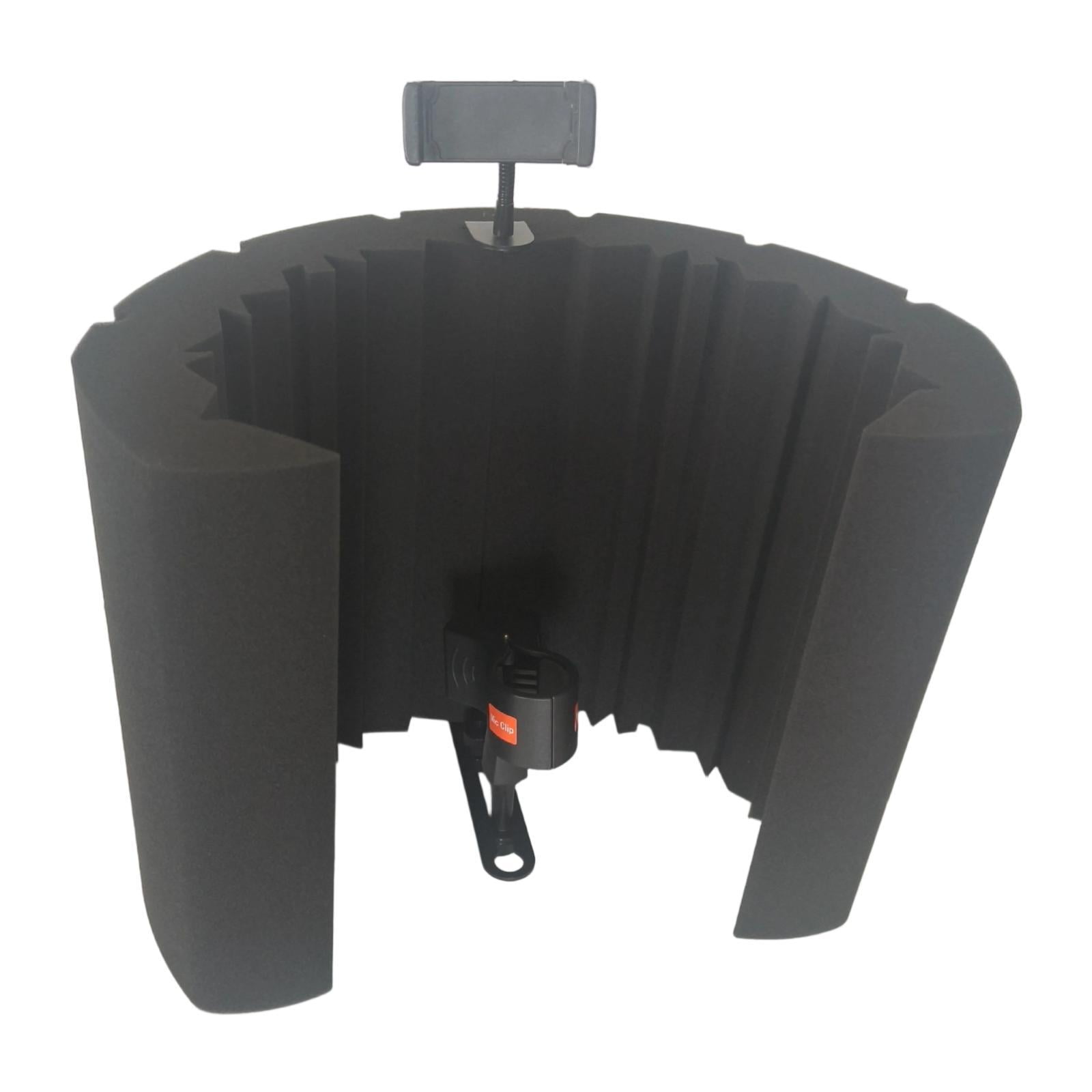 Studio Microphone Foam Panel Foldable Noise Reduction Shield Effective ...