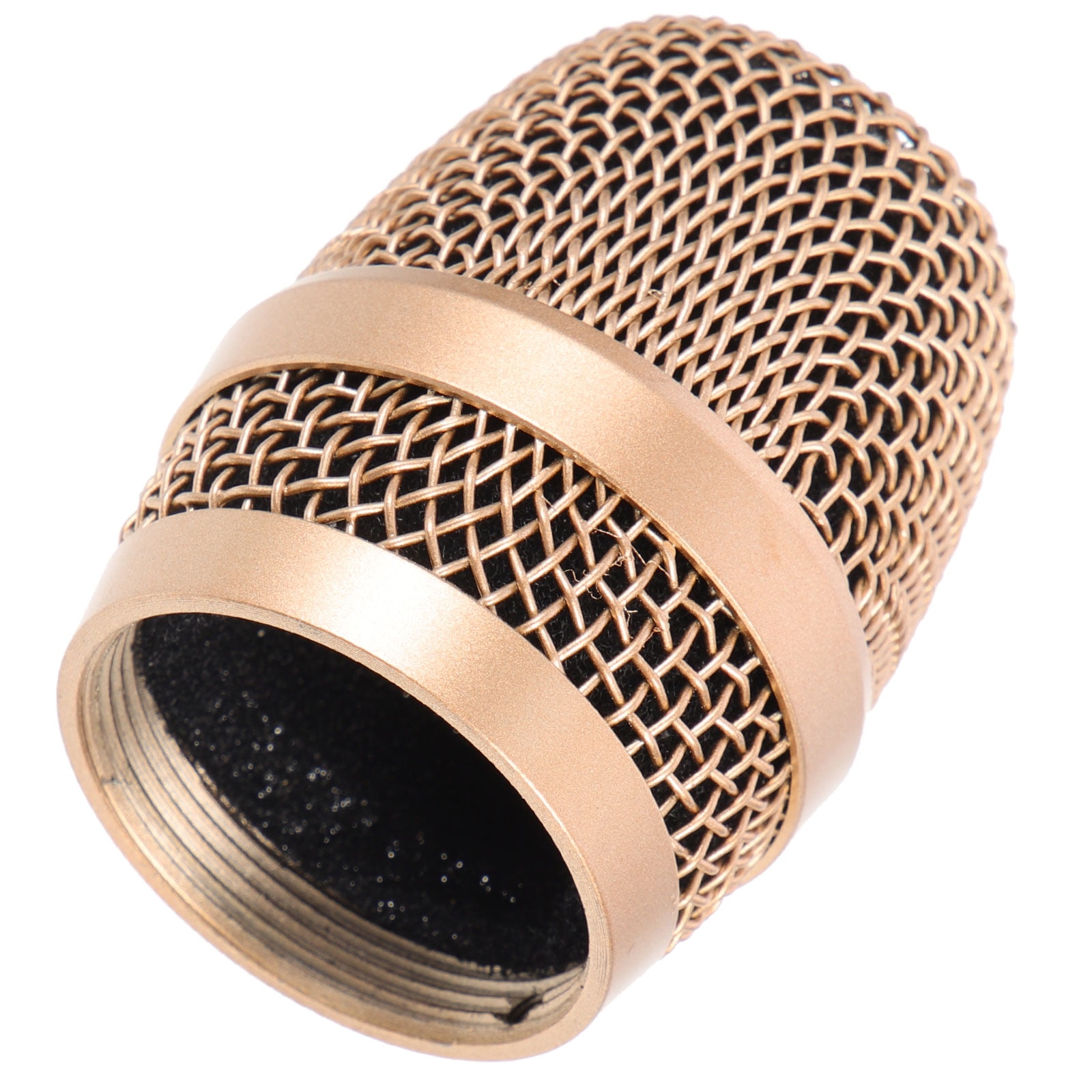 Studio Microphone Head Attractive Microphone Accessory 5X6.5CM Golden ...