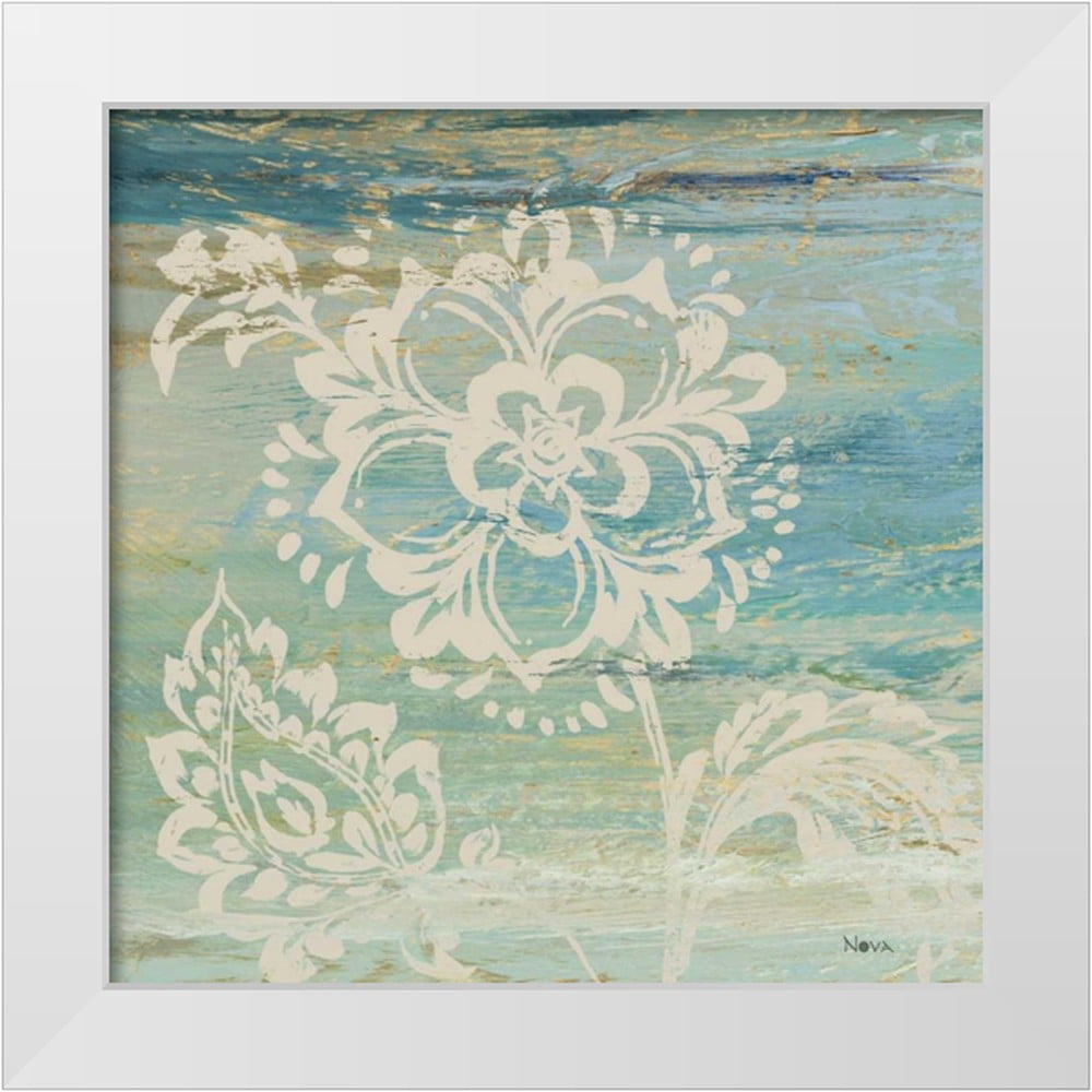Studio Nova 12x12 White Modern Wood Framed Museum Art Print Titled ...