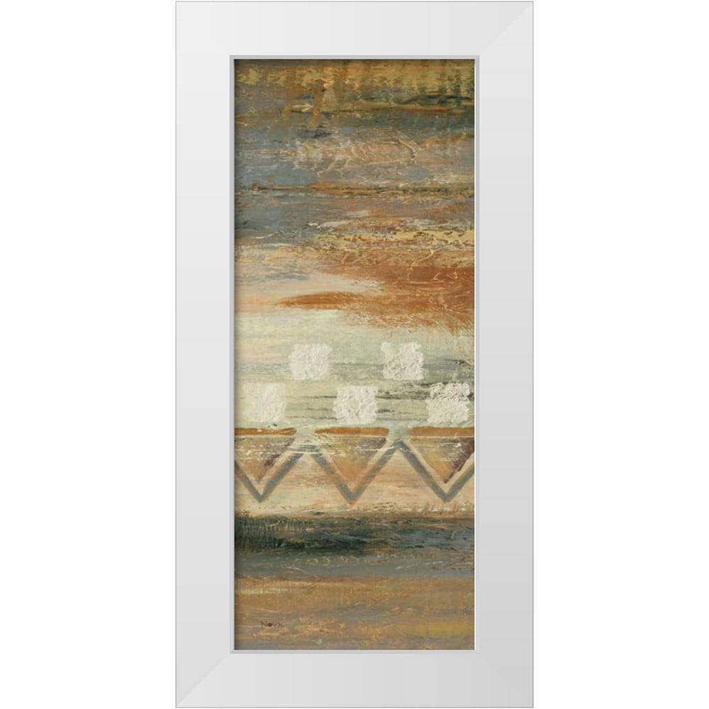 Studio Nova 12x24 White Modern Wood Framed Museum Art Print Titled ...