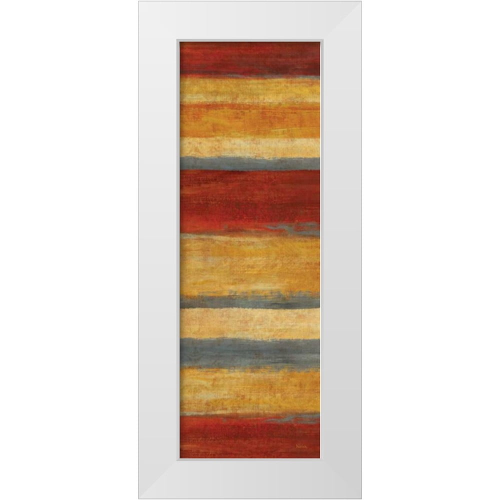 Studio Nova 13x32 White Modern Wood Framed Museum Art Print Titled ...