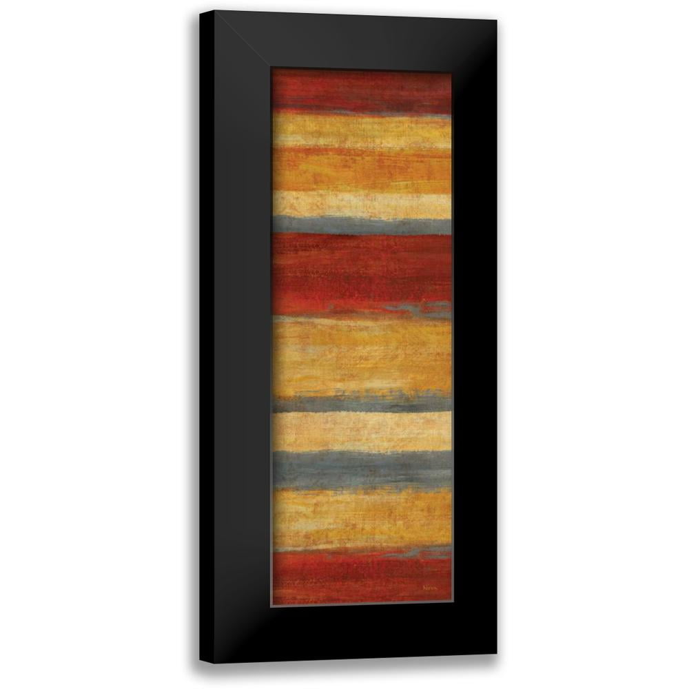 Studio Nova 9x18 Black Modern Framed Museum Art Print Titled - Abstract ...
