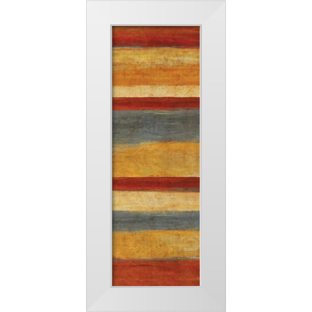 Studio Nova 9x18 White Modern Wood Framed Museum Art Print Titled ...