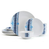 Studio Nova Michele 12 Piece Porcelain Dinnerware Set White - Walmart.com