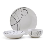 Studio Nova Porcelain Circles 18-Piece Dinnerware Set - Walmart.com