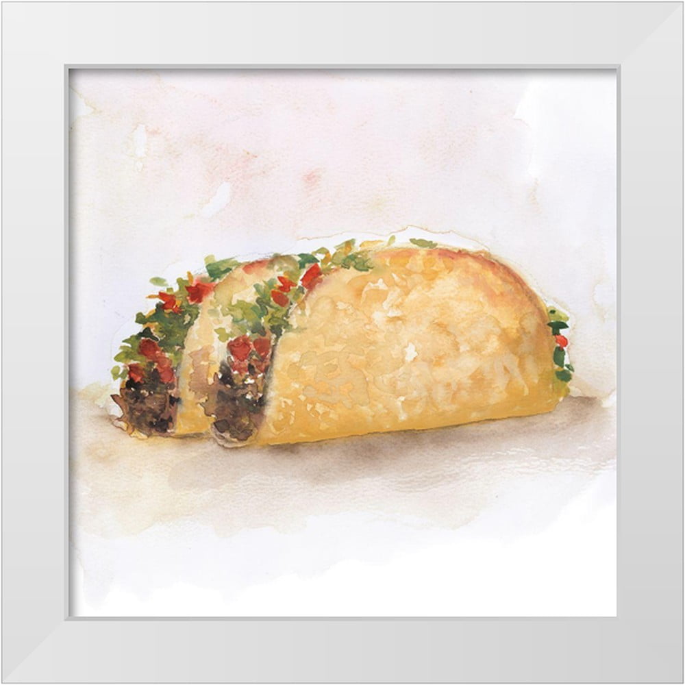 Studio Pasion-Fox 20x20 White Modern Wood Framed Museum Art Print ...