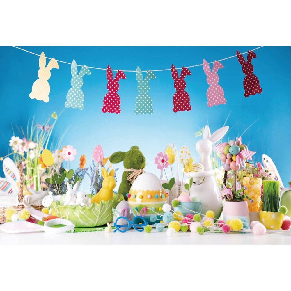 Studio Photo Background Photography Portrait Baby Bunny Eggs Colorful ...