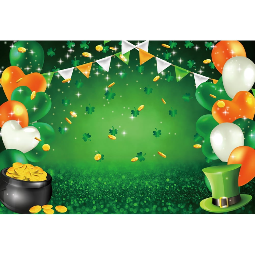 Studio Photo Background Portrait Baby Party Coin Gold Shamrocks Ireland ...