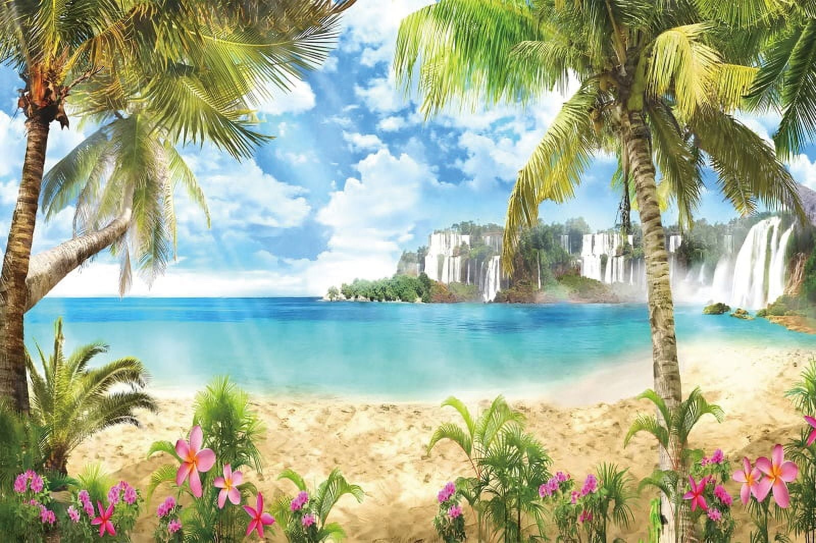 Studio Photo Backgrounds Photography View Natural Sunrise Cloudy Waves ...