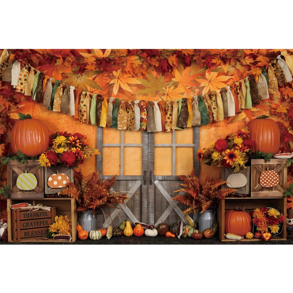 Studio Photo for Background Birthday Kids Leaves Maple Fall Barn ...