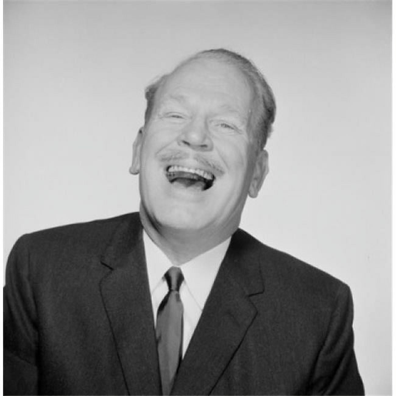 Studio Portrait of Senior Man Laughing Poster Print - 18 x 24 in ...