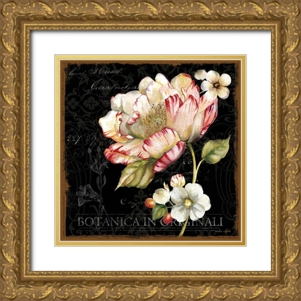 Studio Rofino 20x20 Gold Ornate Wood Framed with Double Matting Museum ...