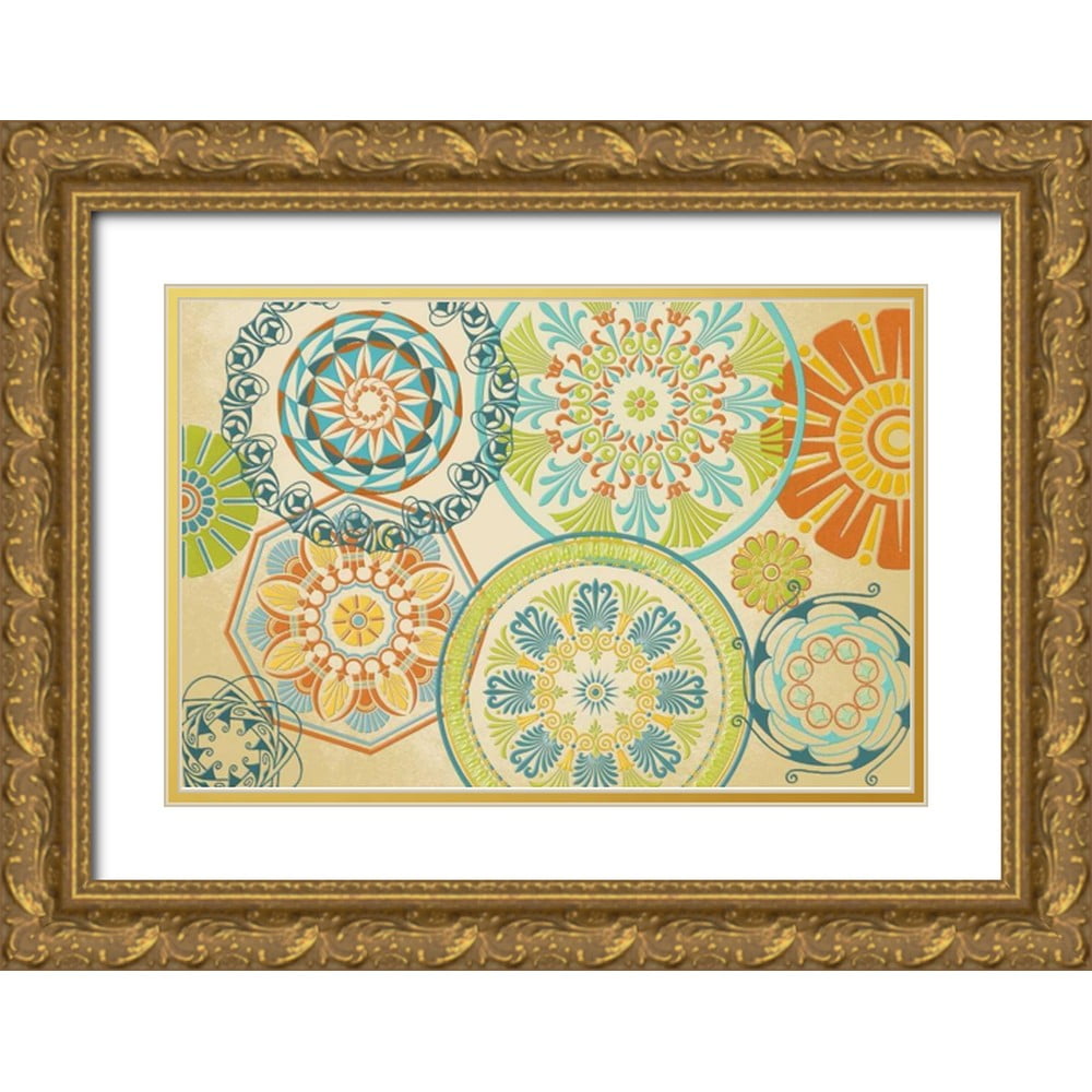 Studio, Sd Graphics 32x23 Gold Ornate Wood Framed with Double Matting ...