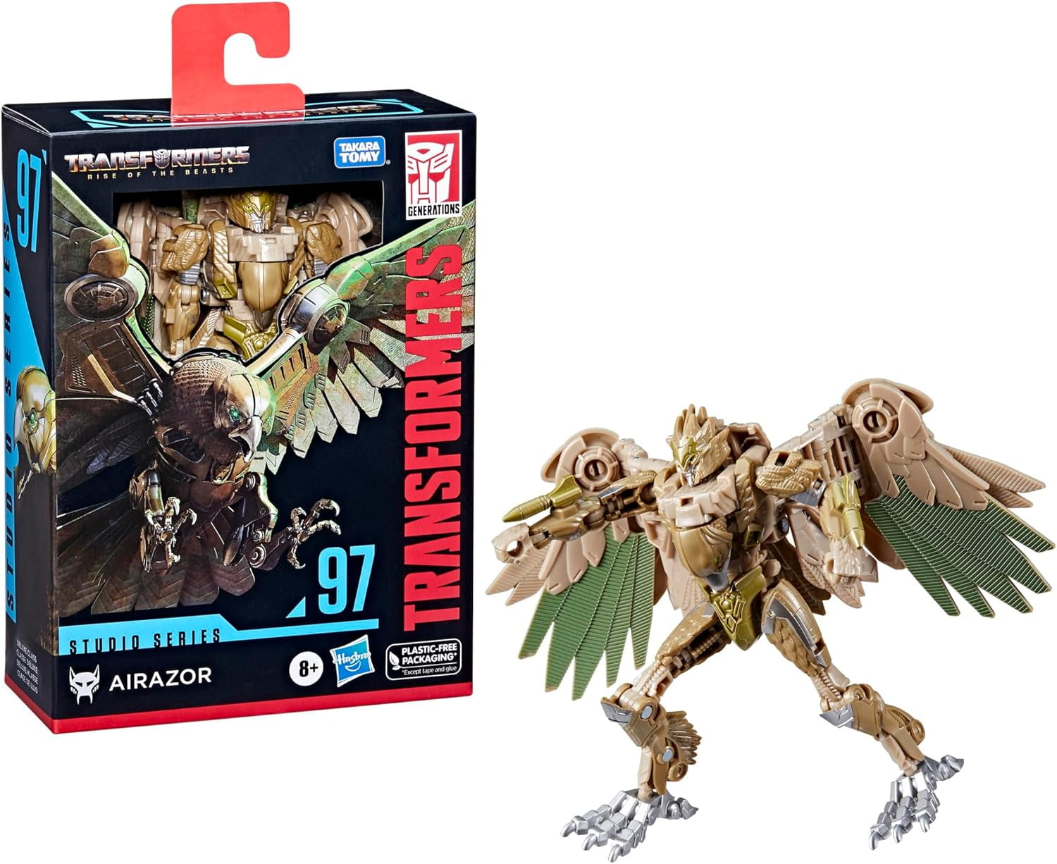Studio Series Deluxe 97 Rise of The Beasts Airazor 11 CM Action Figure ...