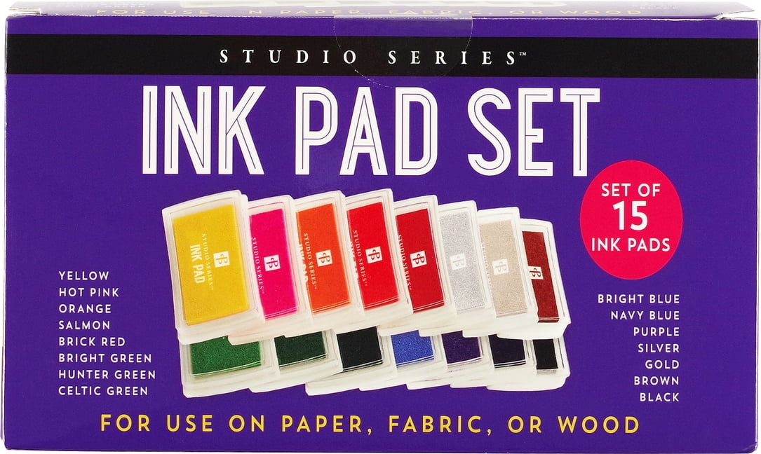 Studio Series Ink Pad Set (15 Colors), (Hardcover) - Walmart.com