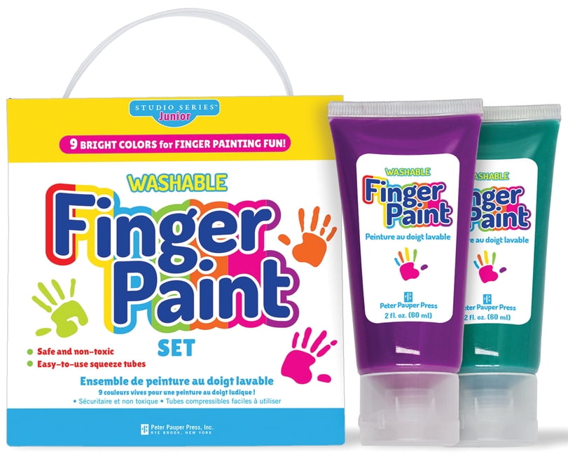 Studio Series Junior Finger Paint Set (9 Tubes) (Other) - Walmart.com