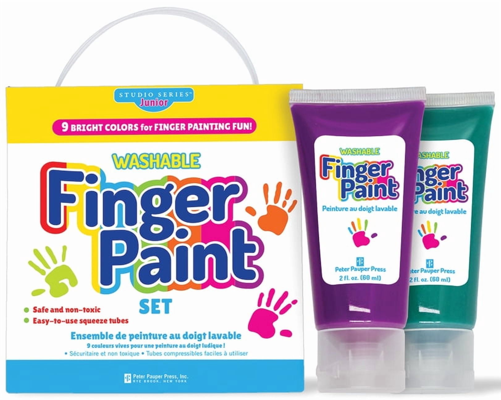 Studio Series Junior Finger Paint Set (9 Tubes) (Other) - Walmart.com