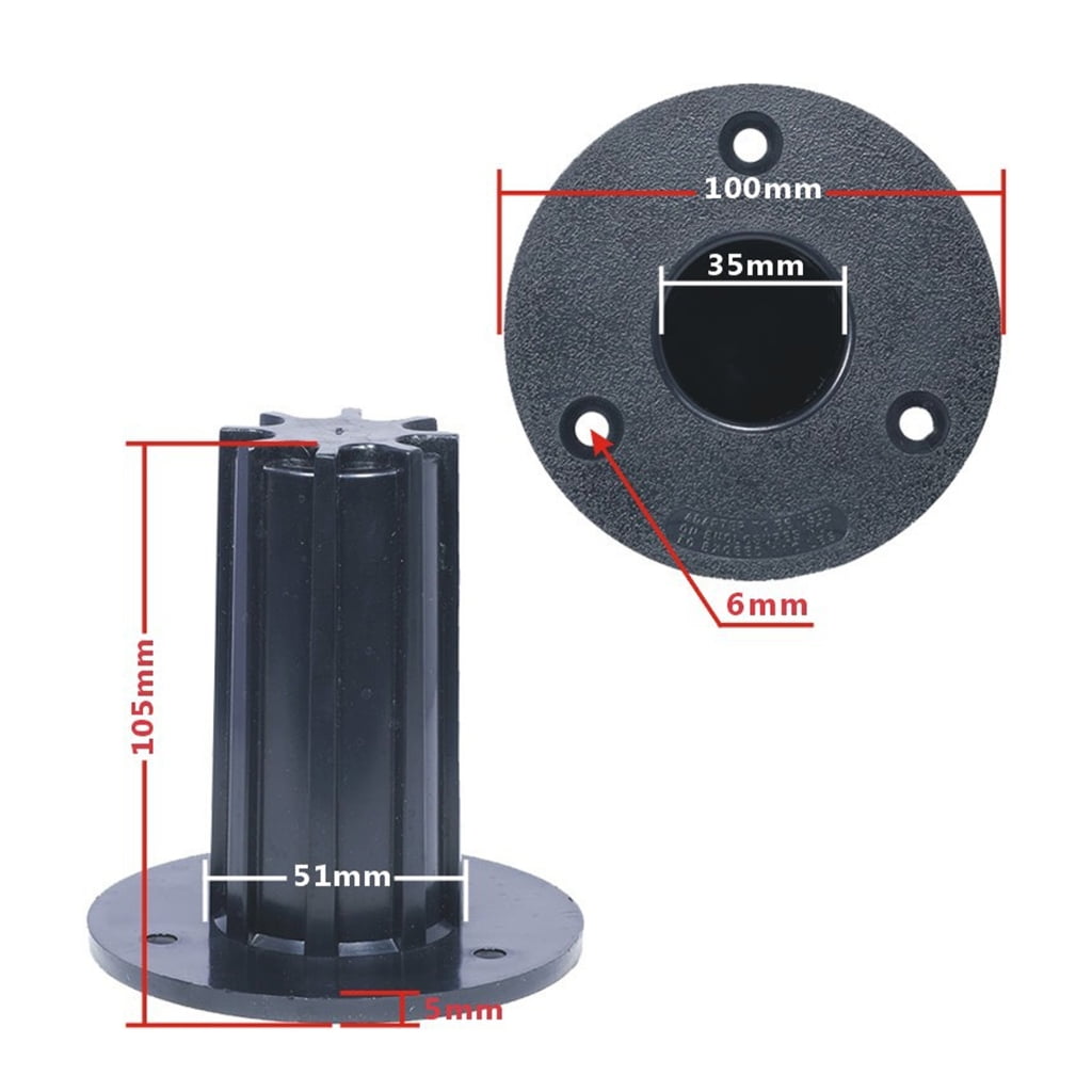 Studio Speaker Stand Top Hat Mount With 6mm Mounting Hole Bracket For ...
