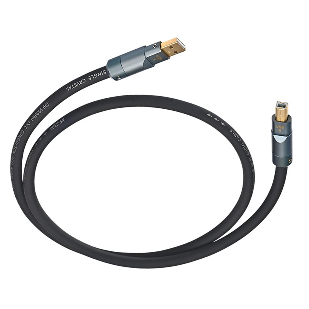 Studio USB A to USB B Cable 6N Single Crystal Coppered Shielding Design ...