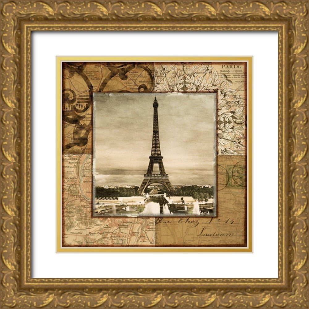 Studio Voltaire 20x20 Gold Ornate Wood Framed with Double Matting Museum Art Print Titled ...