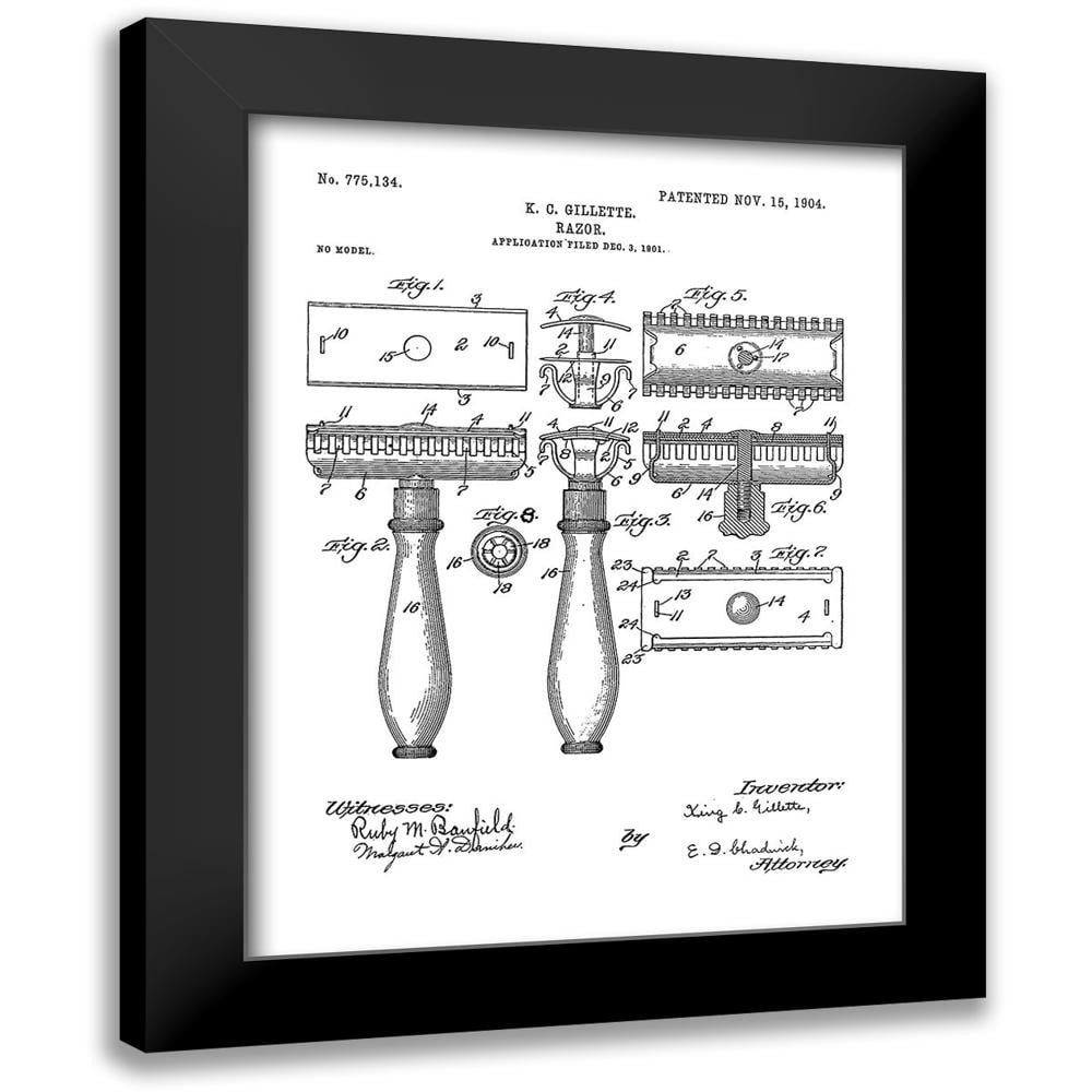 Studio W 12x14 Black Modern Framed Museum Art Print Titled - Bath Time ...