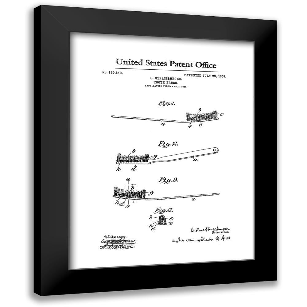 Studio W 12x14 Black Modern Framed Museum Art Print Titled - Bath Time ...